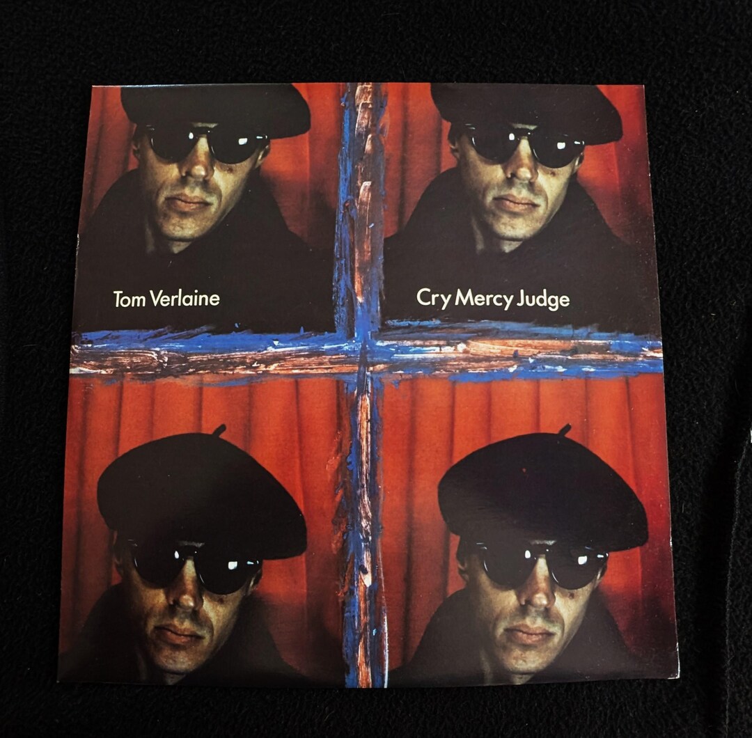 Tom Verlaine "cry Mercy Judge" 12" Vinyl 45 Record. 1987. - Etsy