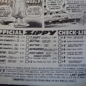 Zippy Comic #3. 1980. Underground Comic. Dark Humor. - Etsy