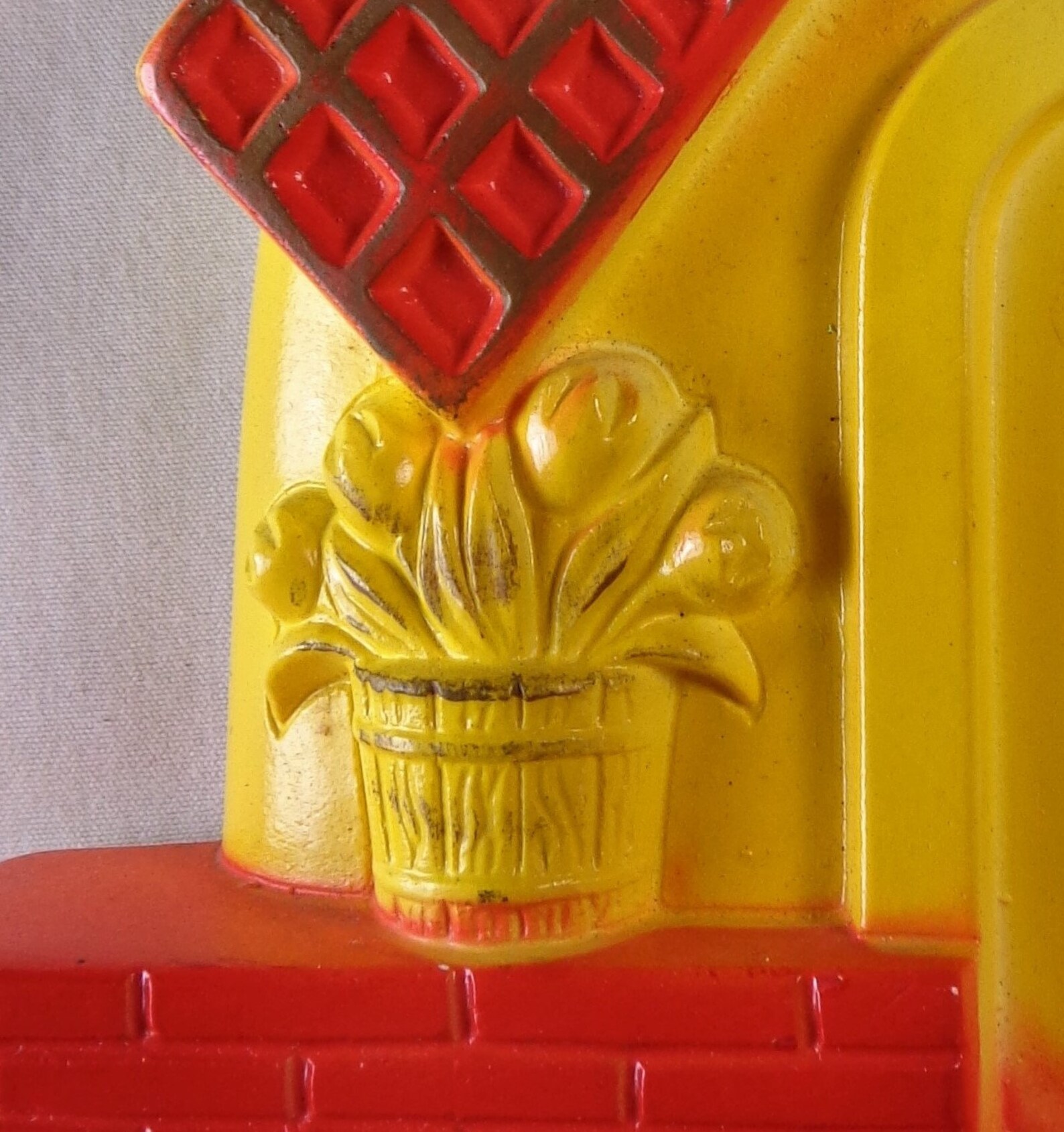 Plaster Dutch Windmill Wall Hanging. 1977 | Etsy