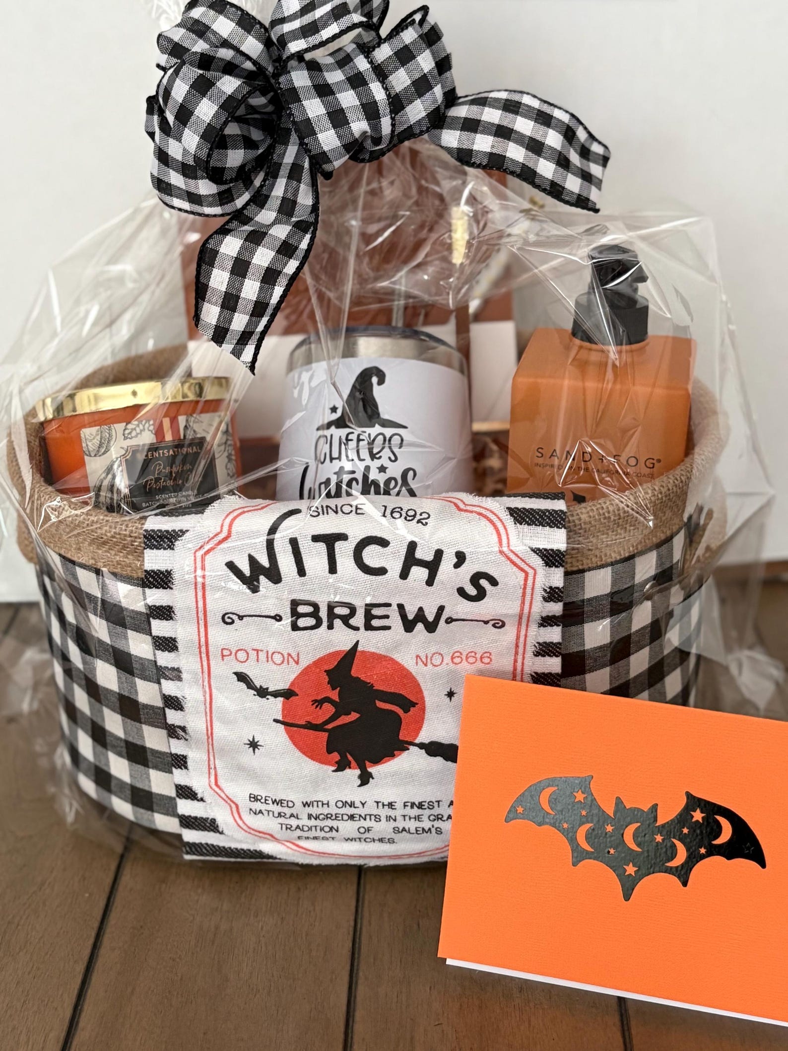 Bewitching Halloween Gift Boo Basket - Seasonal Decor - Cheers Witches ...