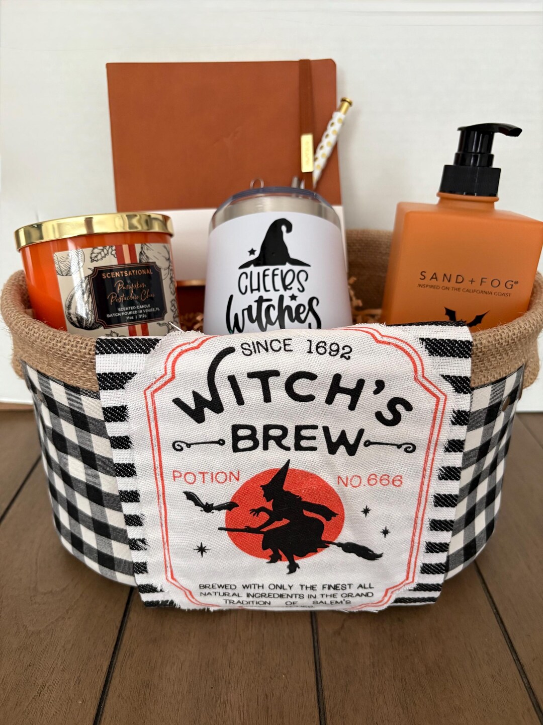 Bewitching Halloween Gift Boo Basket - Seasonal Decor - Cheers Witches ...