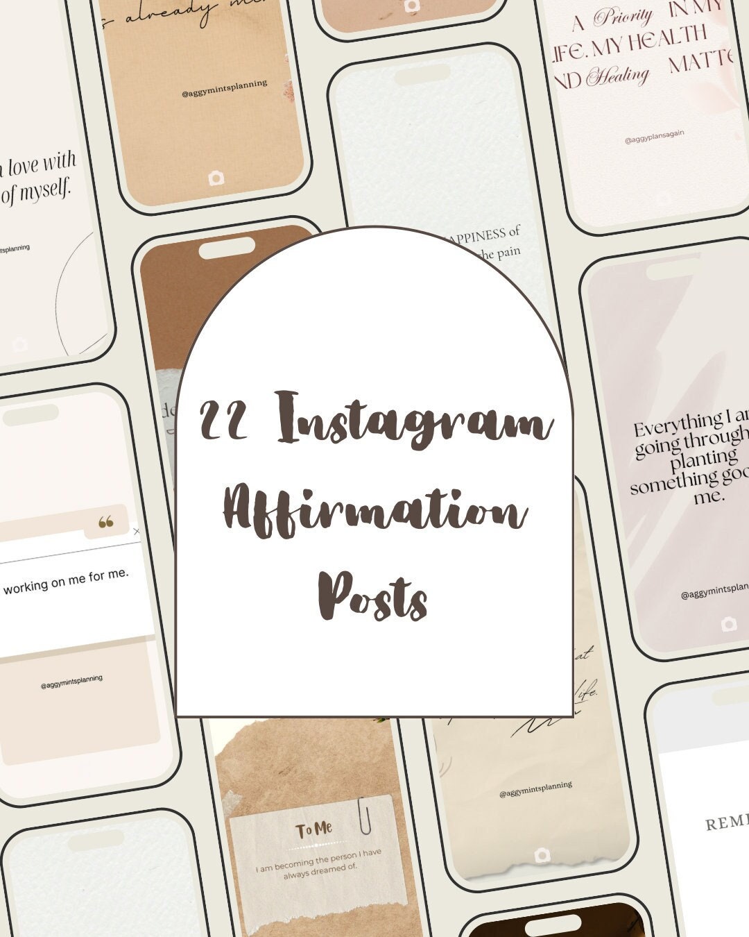 22 Instagram Affirmation Posts - Etsy