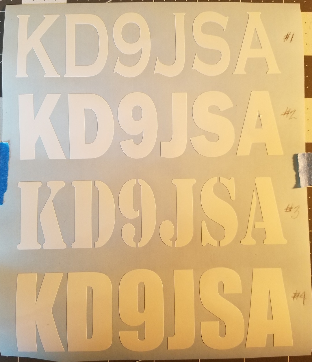 Call Sign Vinyl Decal - Amatuer, Ham Radio, Window, Vehicle, Sticker - Etsy