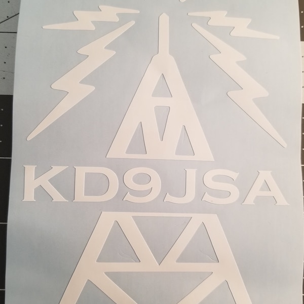 Ham Radio Window Sticker - Etsy