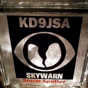 Skywarn Glass Block Lighting - Decoration, Glass Block Light, Amatuer ...