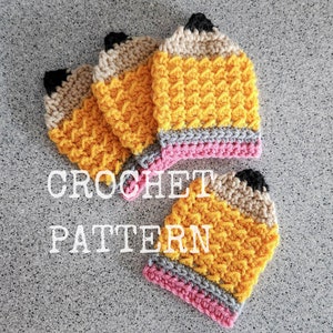CROCHET PATTERN, Pencil Coaster, Teacher Appreciation, PDF Download ...
