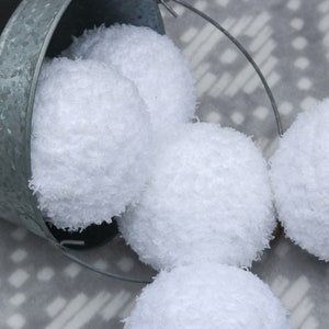 Indoor Snowballs, Snowball Decor, Winter Centerpiece, Christmas Games ...