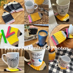 CROCHET PATTERN, Pencil Coaster, Teacher Appreciation, PDF Download ...