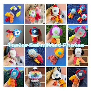 Mini Rocket Ship, No Sew CROCHET PATTERN, to the Moon, Crochet Rocket ...