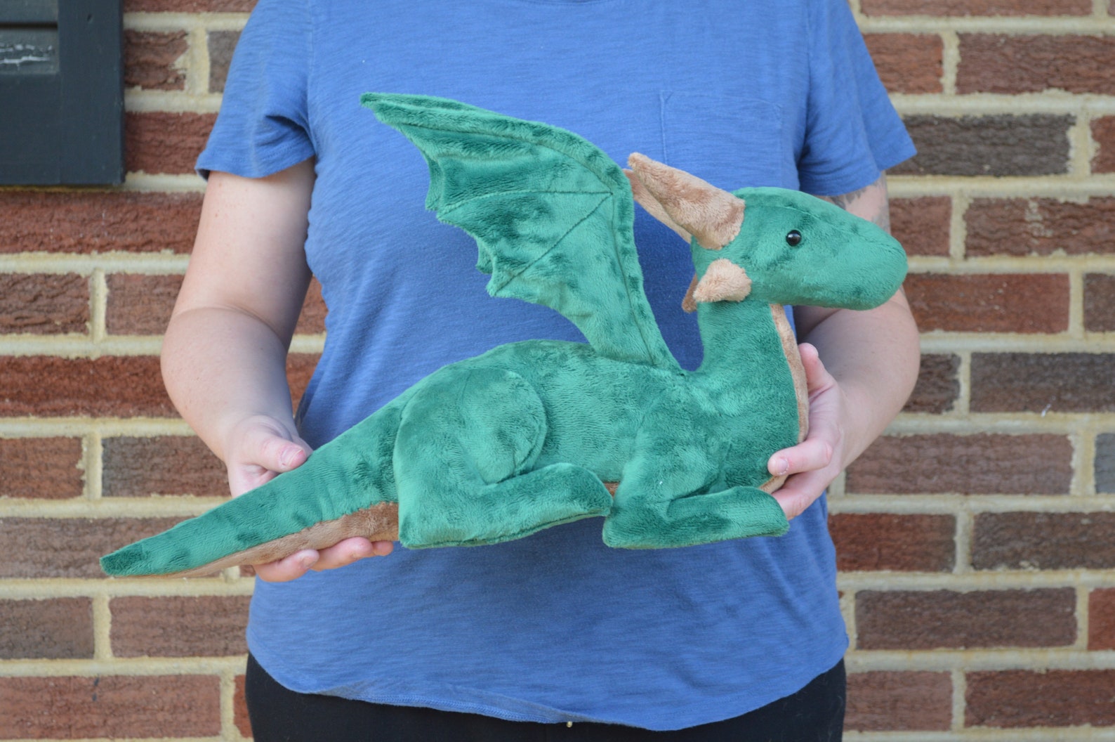 Dragon Plush Sewing Pattern Topaz the Dragon Elegant Sitting Dragon ...