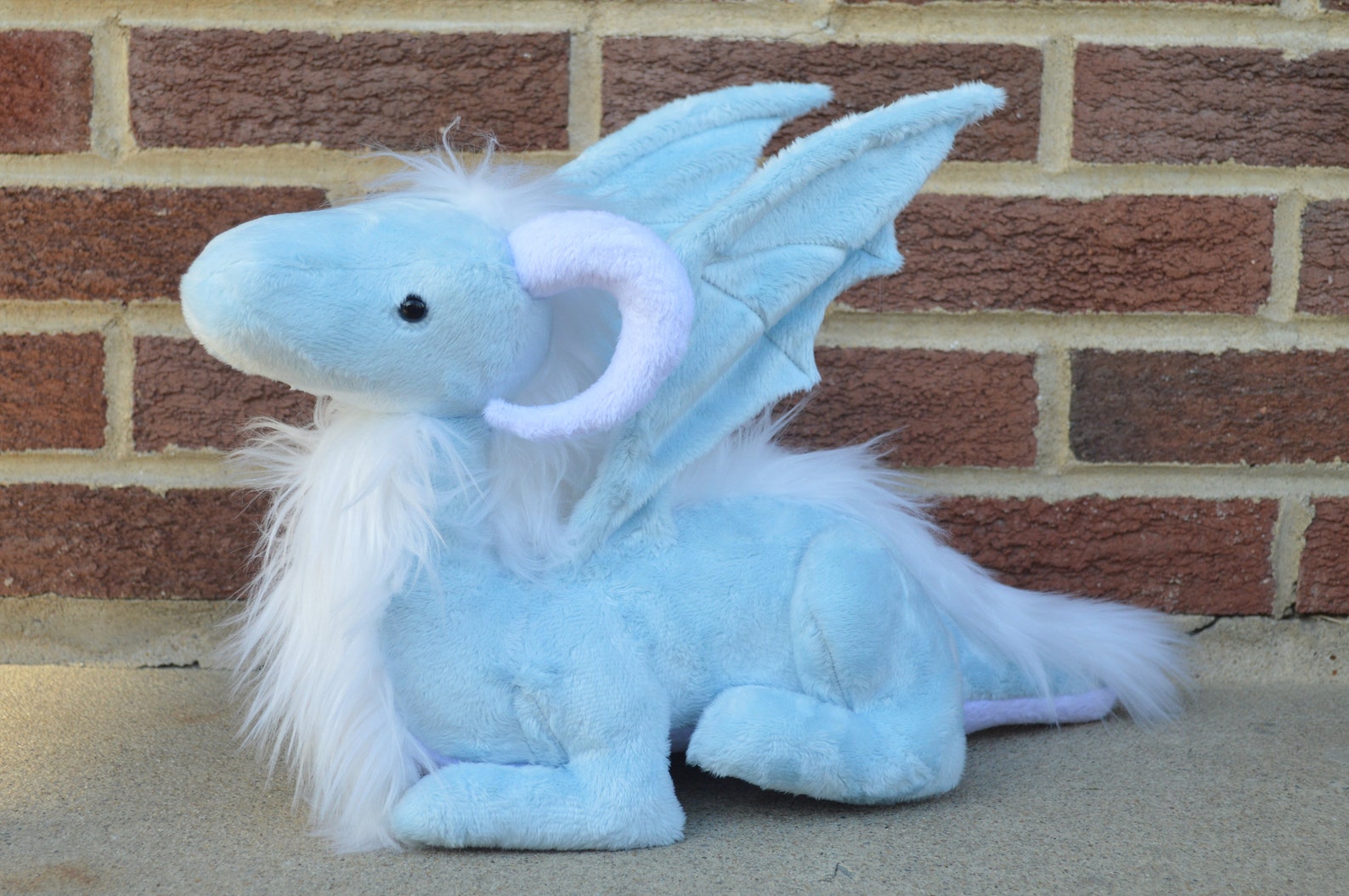 Dragon Plush Sewing Pattern Topaz the Dragon Elegant Sitting Dragon ...