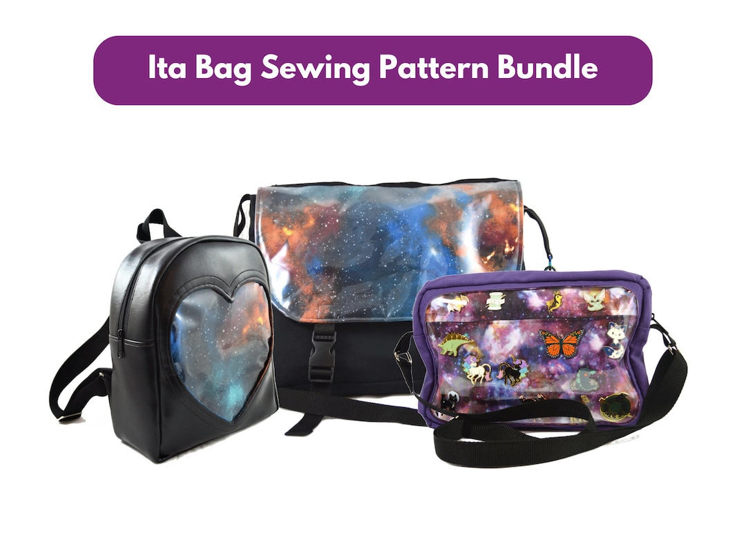 Ita Bag Sewing Pattern Bundle: Backpack, Crossbody & Messenger (PDF Patterns) - Etsy