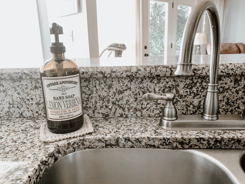 Soap Mat Knit Pattern // Easy Knit Pattern | Etsy