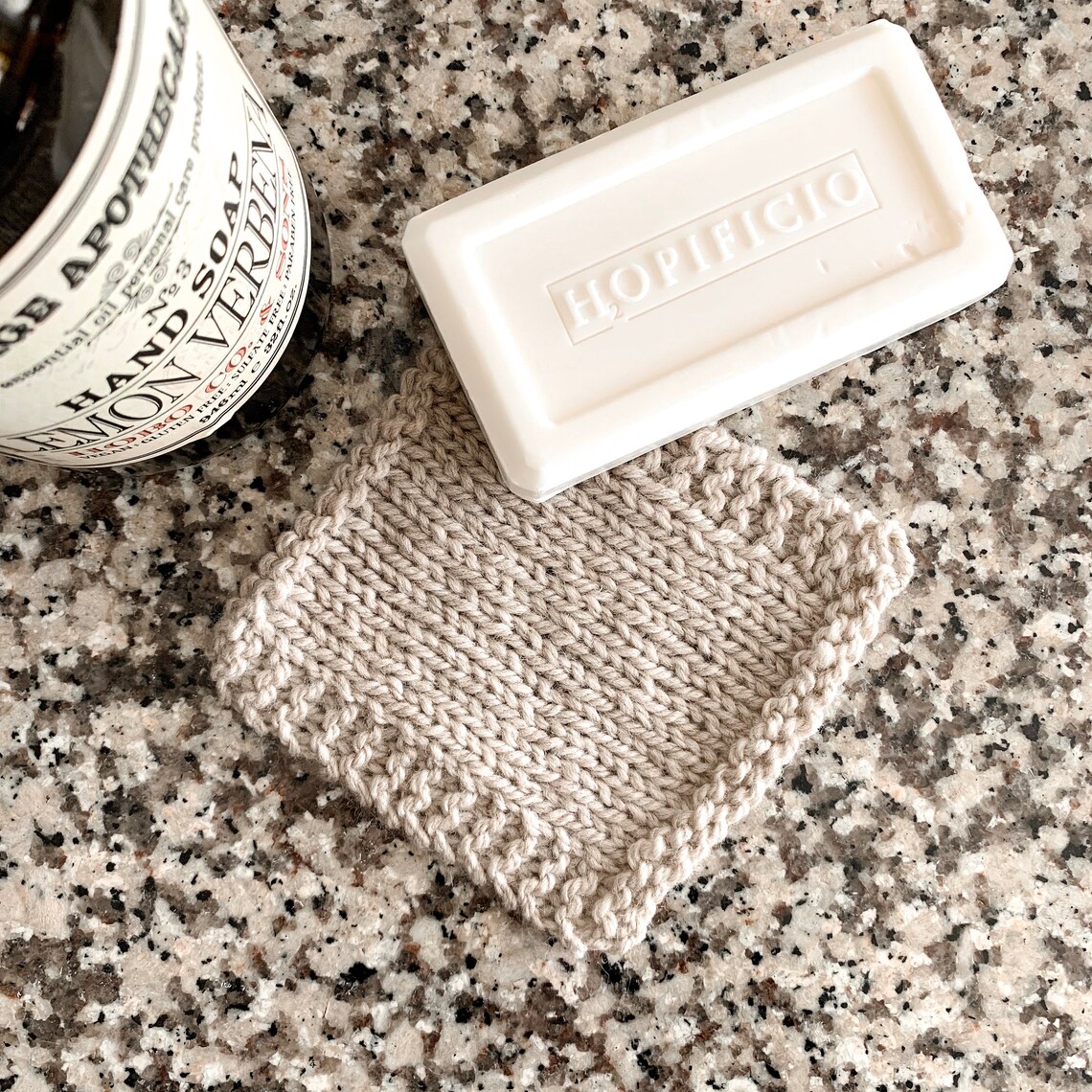 Soap Mat Knit Pattern // Easy Knit Pattern | Etsy