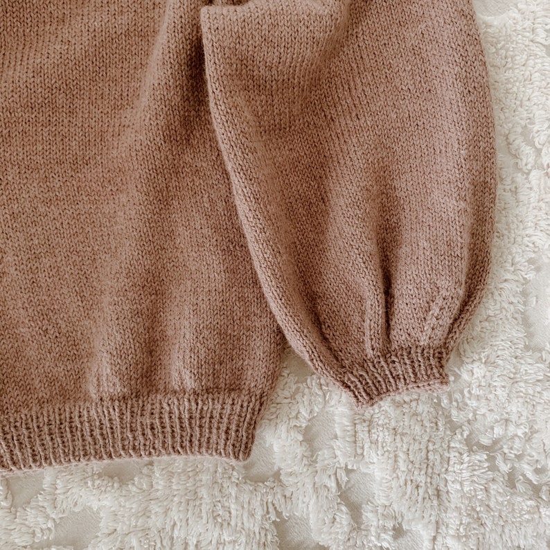 Knit Sweater Pattern // Fitzgerald Sweater Knit Pattern // | Etsy