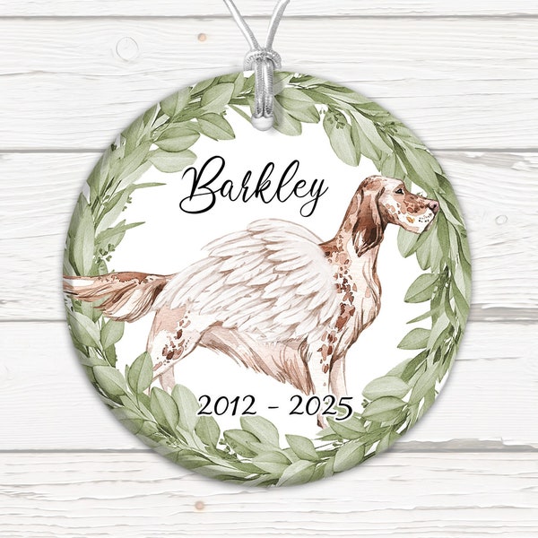 Setter Ornament - Etsy