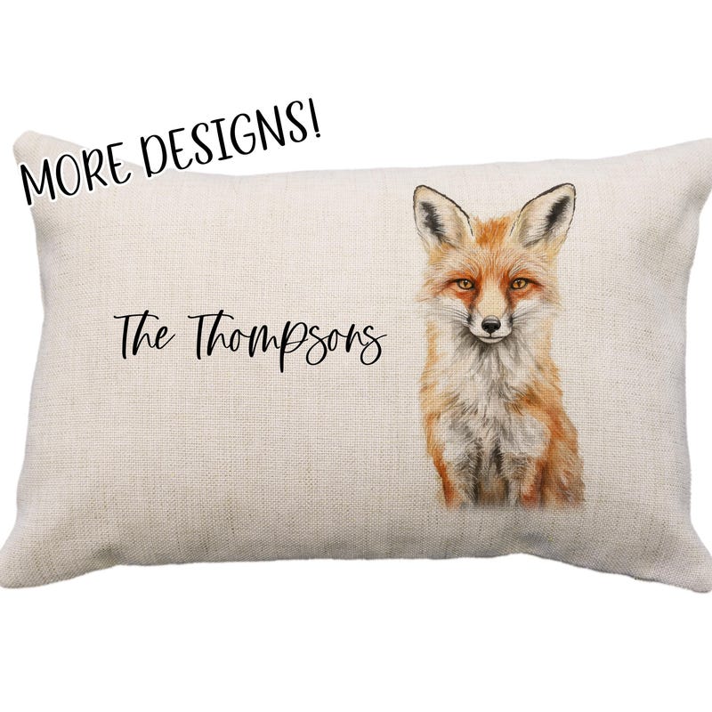 Fox Pillow Cover - Etsy