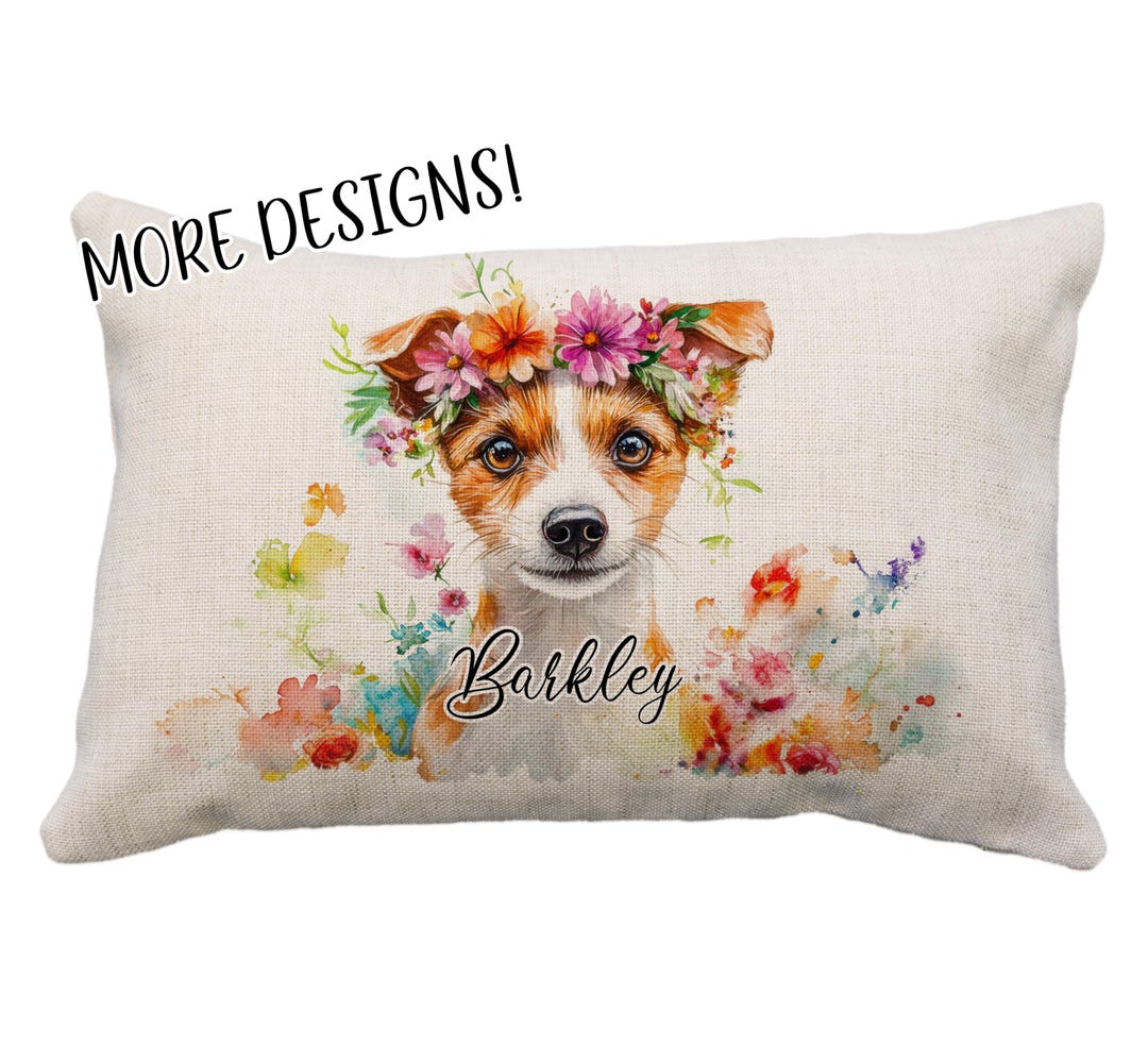 Jack Russell Terrier Pillows, Personalized Pet Gifts, Multiple Designs ...