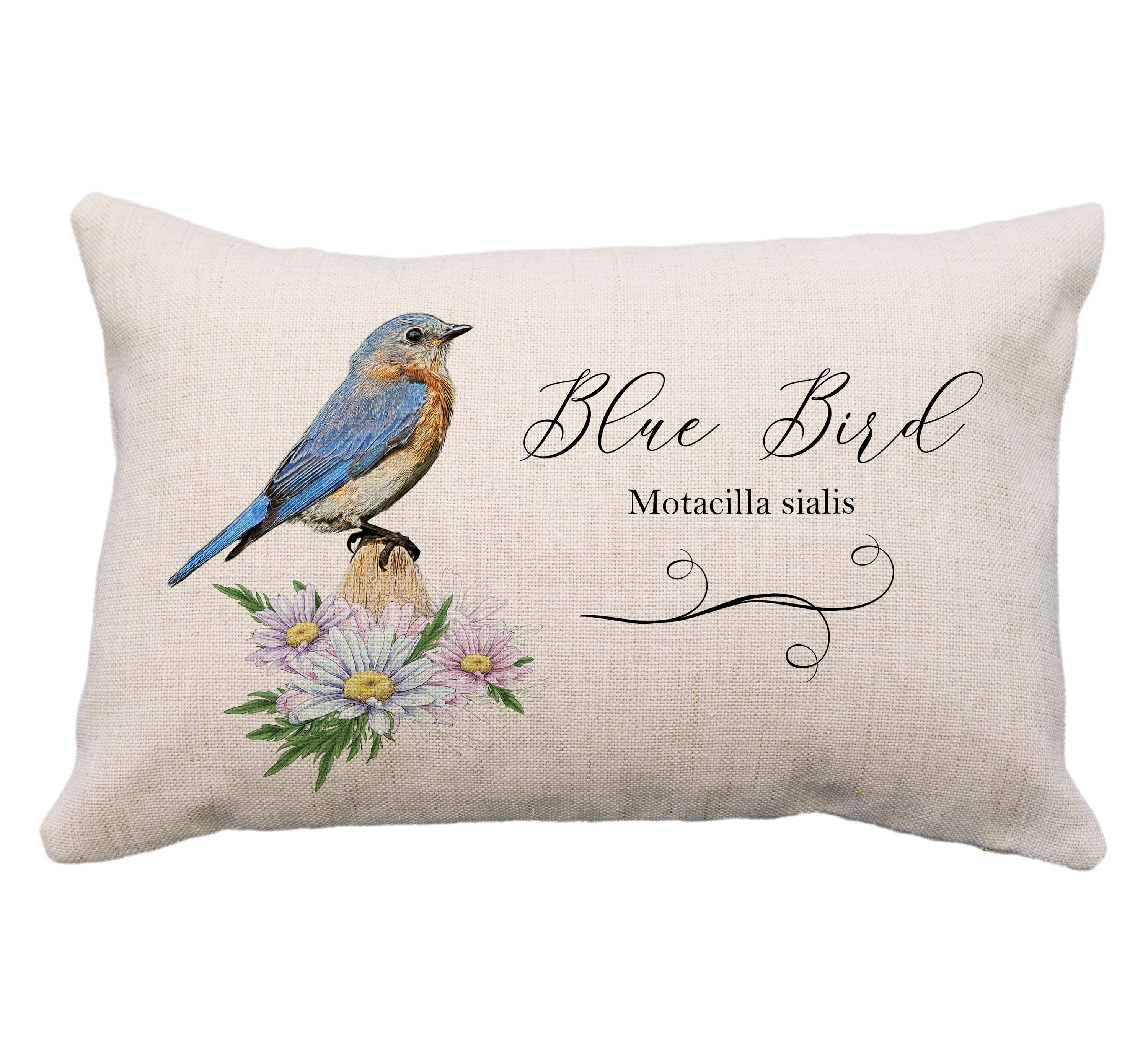 Bluebird Pillow or cover 12x18 House Warming Gifts Bluebird | Etsy