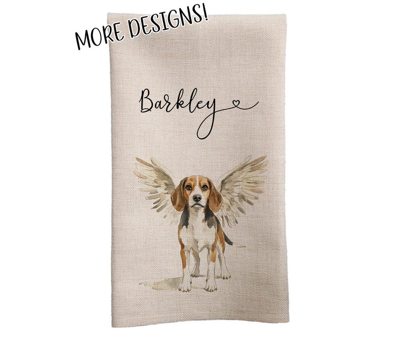 Beagle Towels, Multiple Designs! Personalize, Christmas, Memorial ...