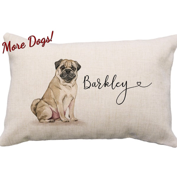 Pug Pillow - Etsy