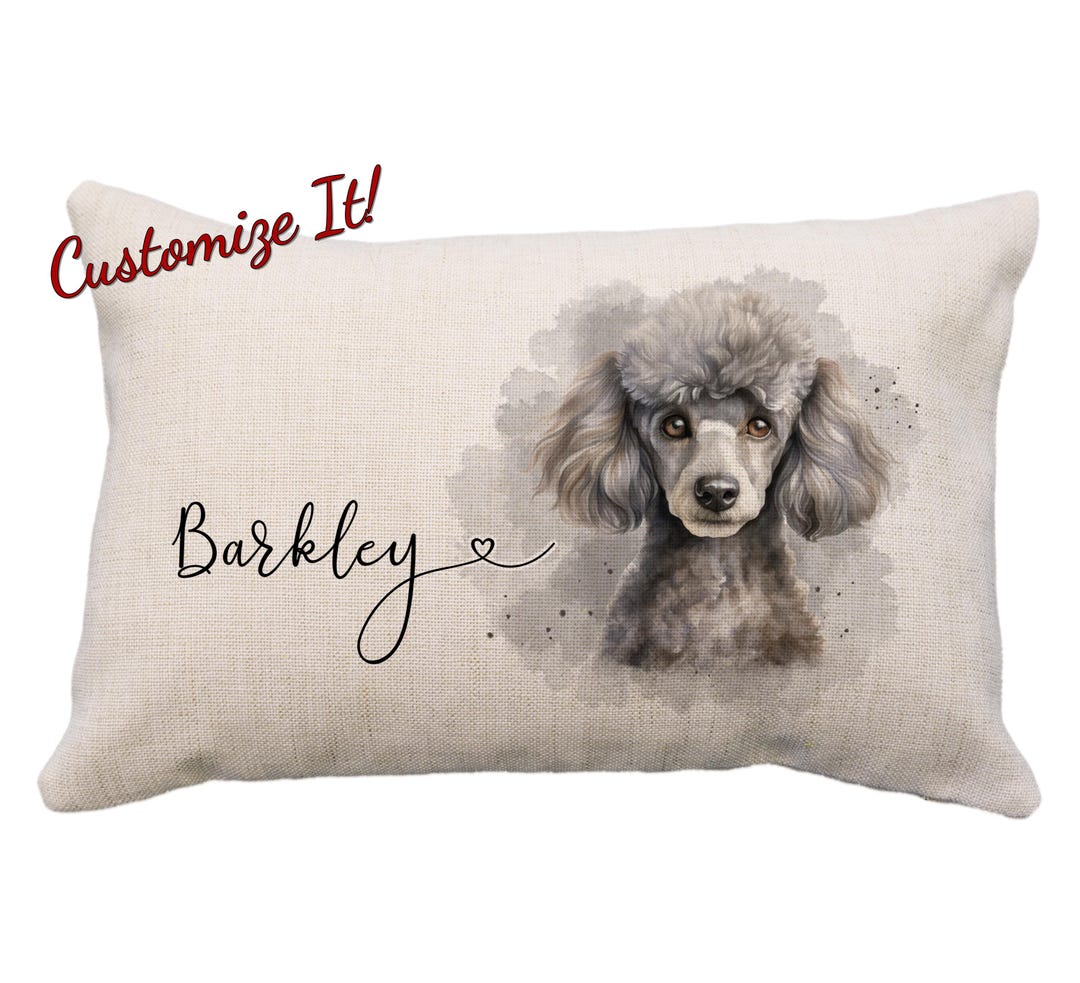 Poodle Pillows, Multiple Colors, Customize, Many Designs, Christmas ...