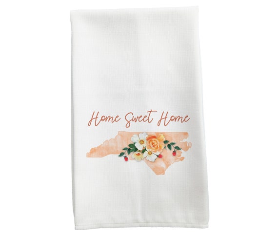 North Carolina Tea Towel North Carolina Gifts Tea Towels | Etsy