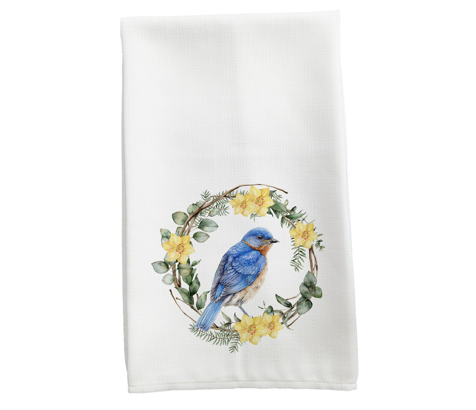 Blue Birds Tea Towel Kitchen Decor Blue Birds Gifts Bird | Etsy