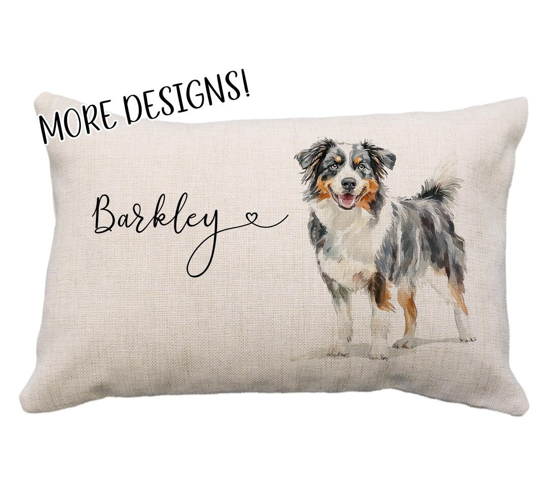 Australian Shepherd Pillows, Personalize, Handmade, Multiple Designs ...