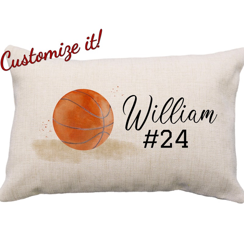 Basketball Pillow - Etsy
