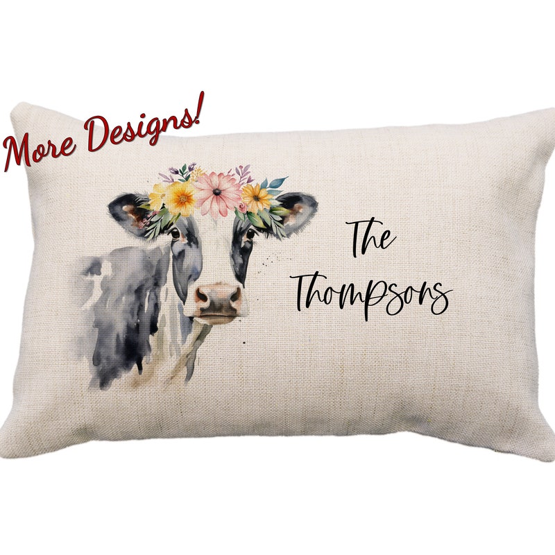 Cow Pillow - Etsy