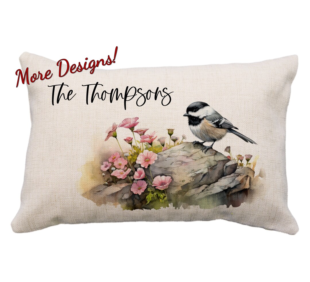 Chickadee Pillows, Multiple Designs 12x18 Pillow or Cover, Chickadee ...