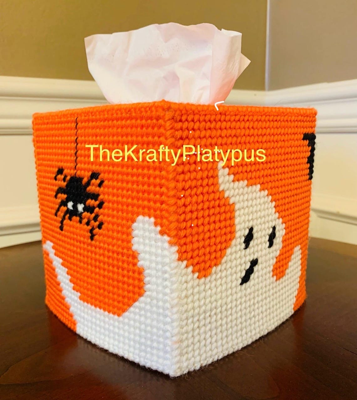 Halloween Tissue Box Cover - Etsy