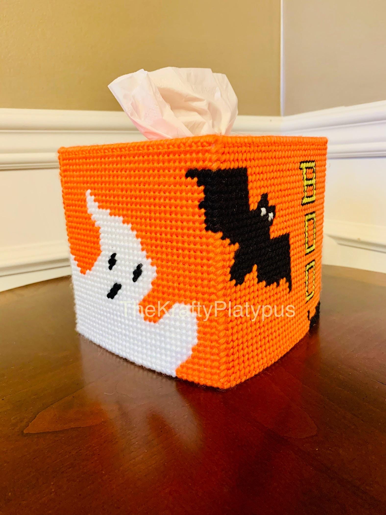 Halloween Tissue Box Cover - Etsy