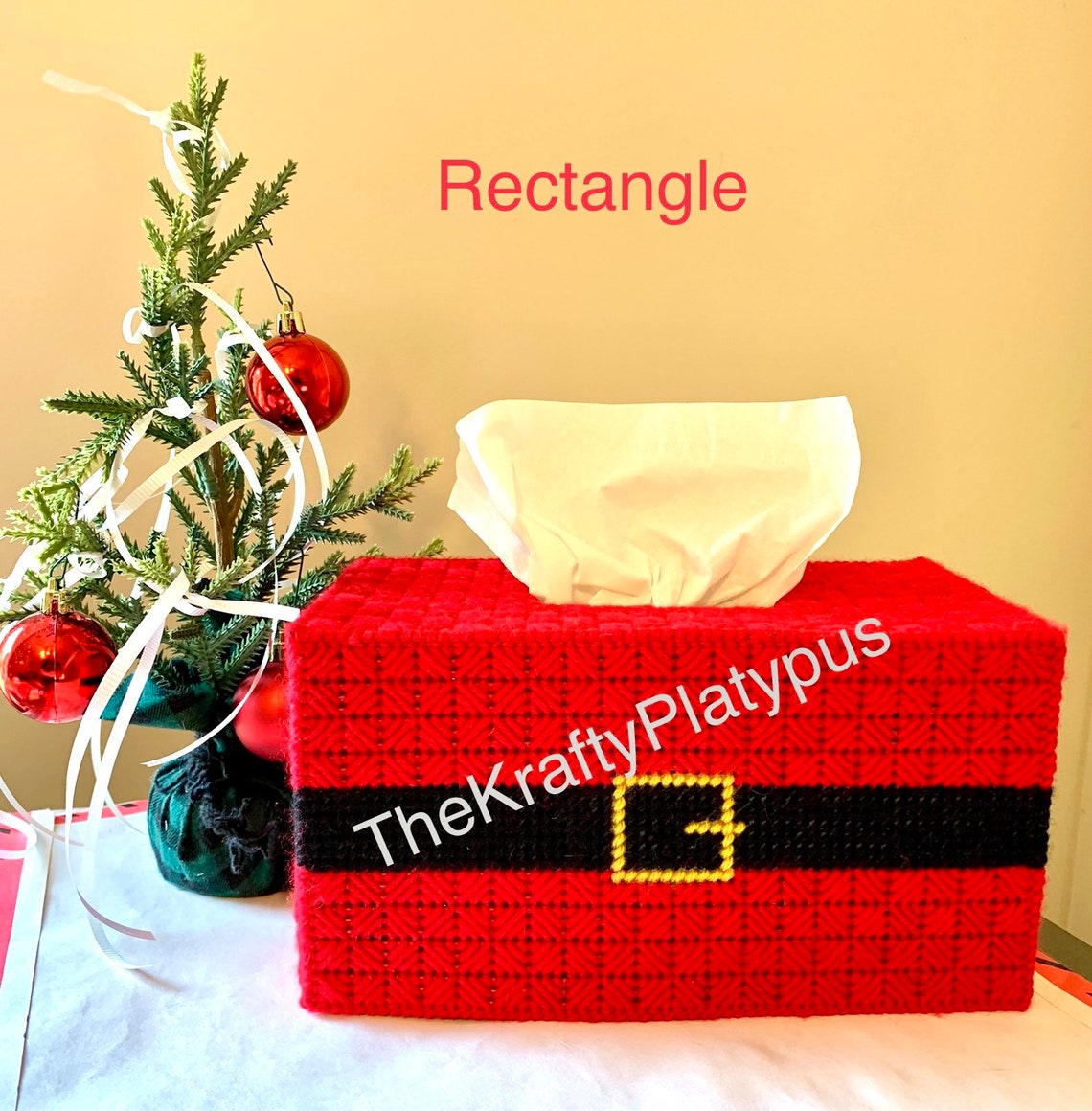 Christmas Tissue Box Cover - Square or Rectangle - Etsy