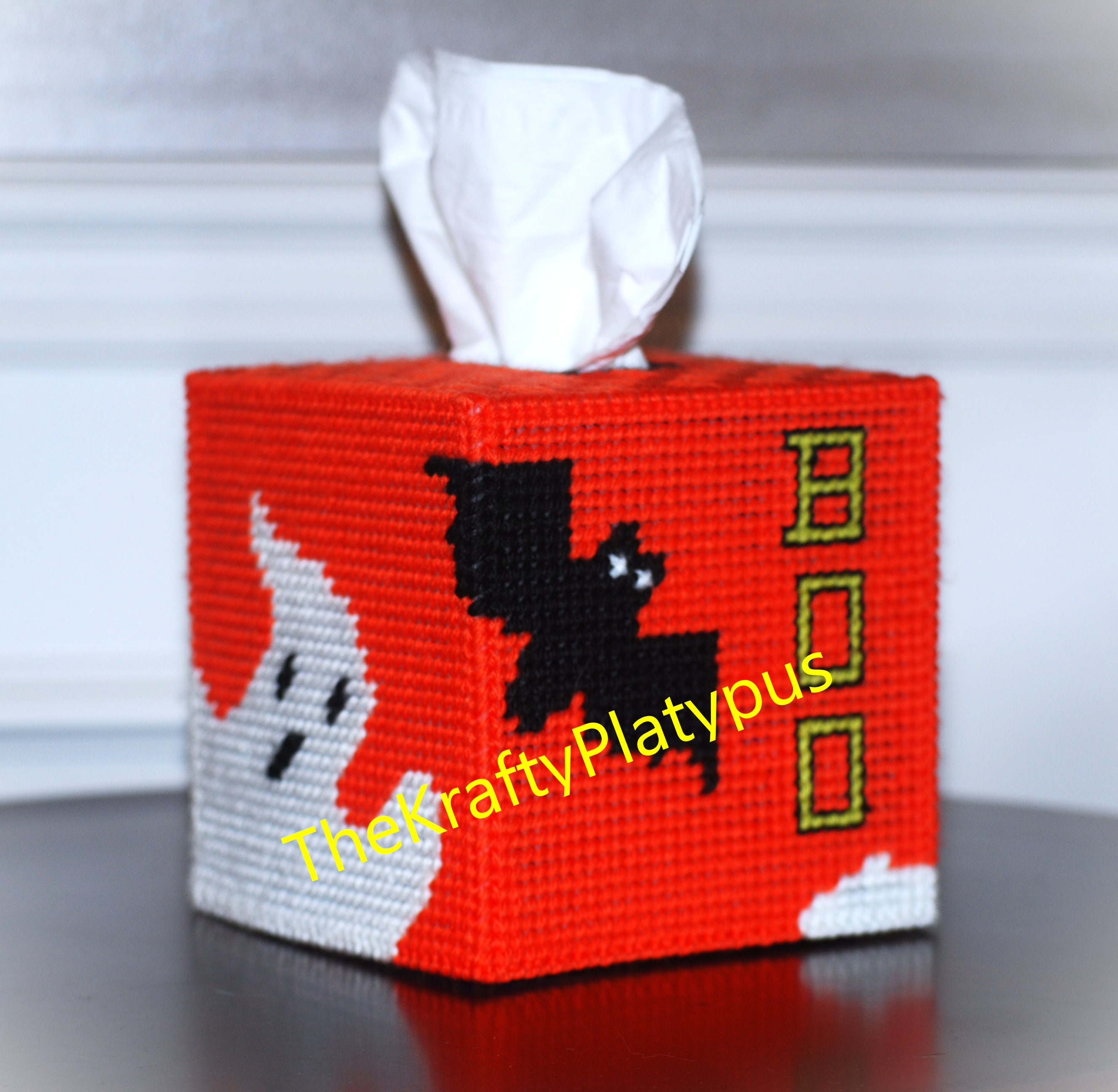 Halloween Tissue Box Cover - Etsy