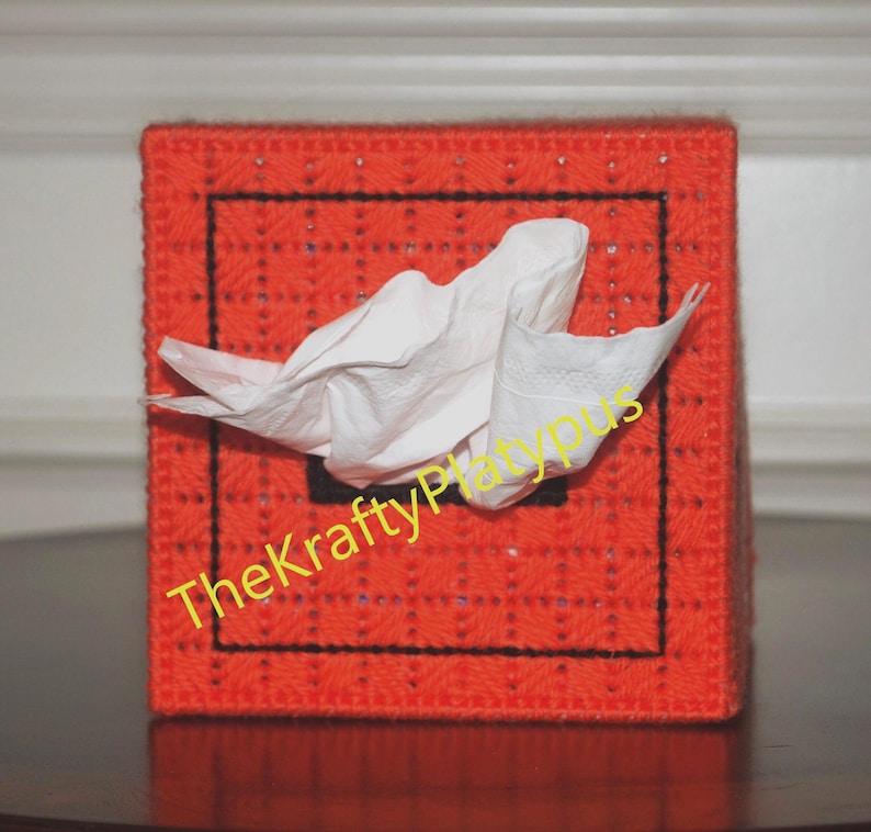 Halloween Tissue Box Cover - Etsy