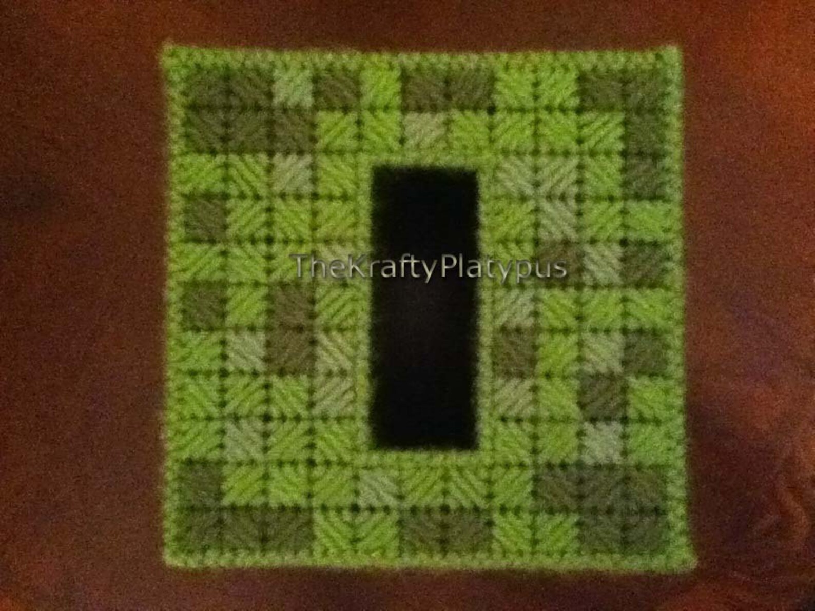 Minecraft Tissue Box Cover - Grass Block - Etsy