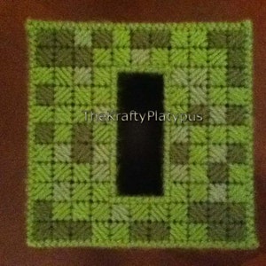 Minecraft Tissue Box Cover - Grass Block - Etsy