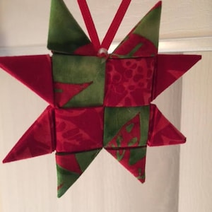 Star Folded Ornament - Etsy