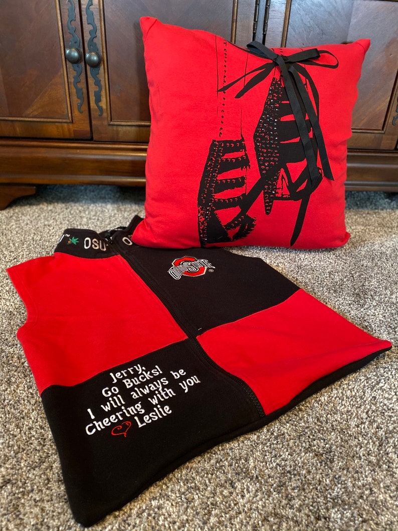 Memory Pillow Keepsake Pillow Made With Loved One's - Etsy