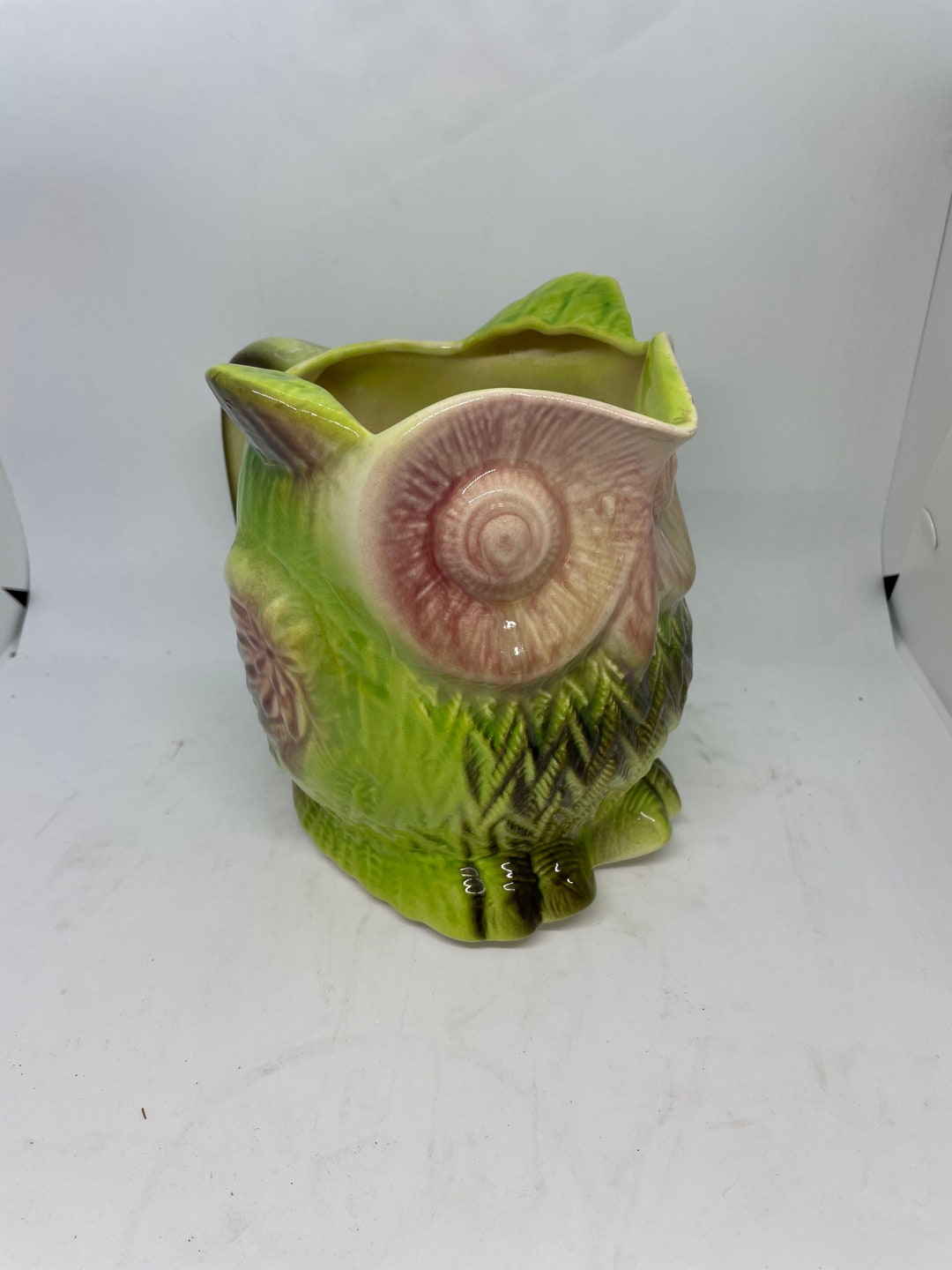 Vintage Owl Pitcher From France - Etsy