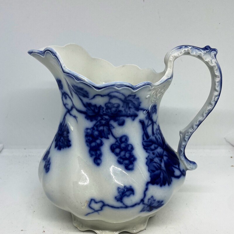 Flow Blue Pitcher - Etsy