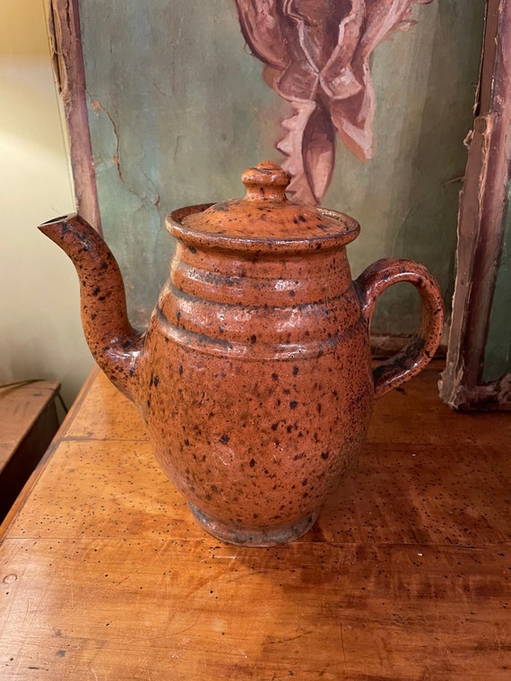 Belgium Pottery Coffee Pot | Etsy