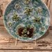 Palissy Plate With Turquoise Background and Frogs - Etsy