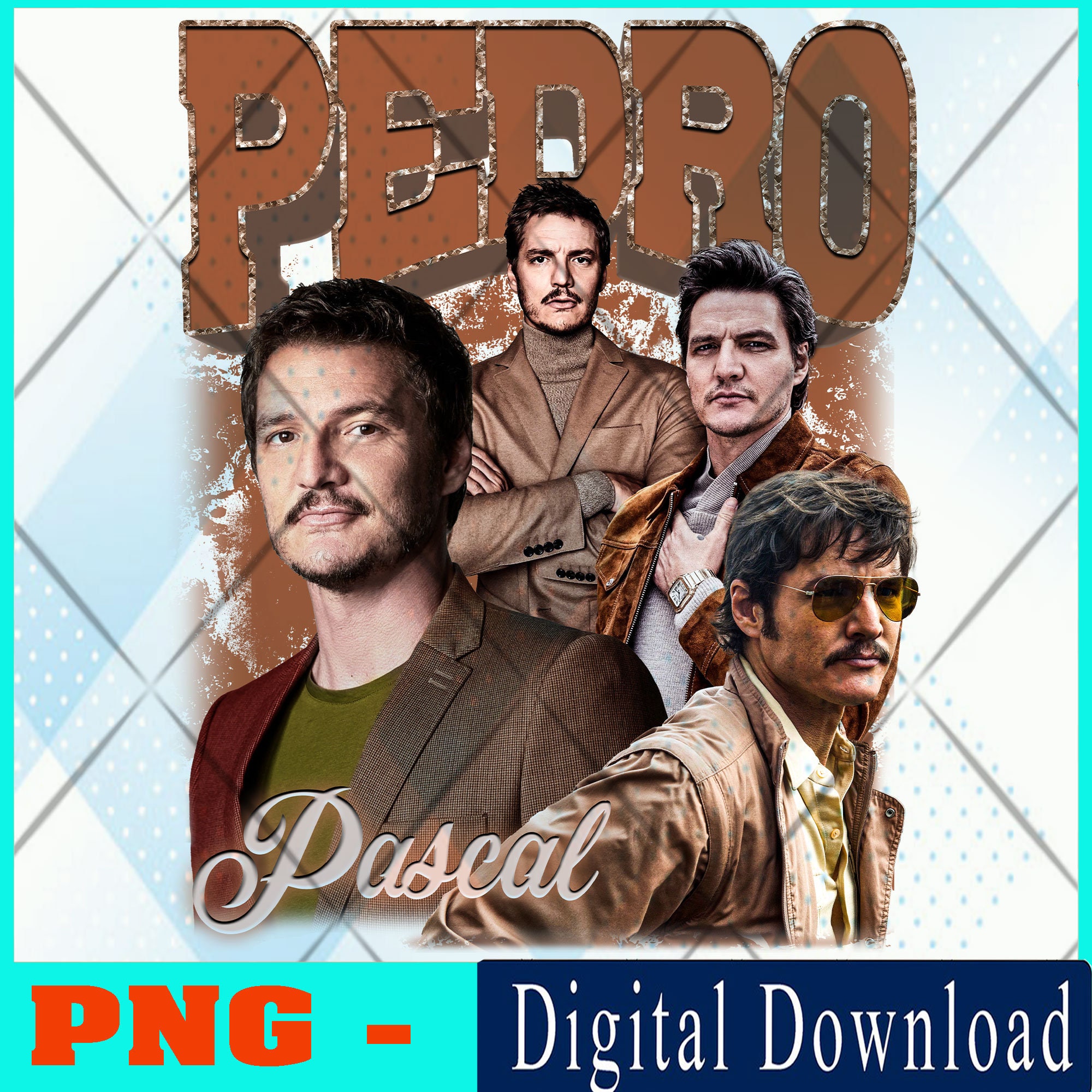 Pedro Pascal Png Actor Pedro Pascal Shirt Retro 90s Javier Etsy