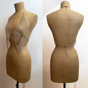 Falconiere Diamond Vest - Brass Triangle Chainmail Vest - Made to Order ...