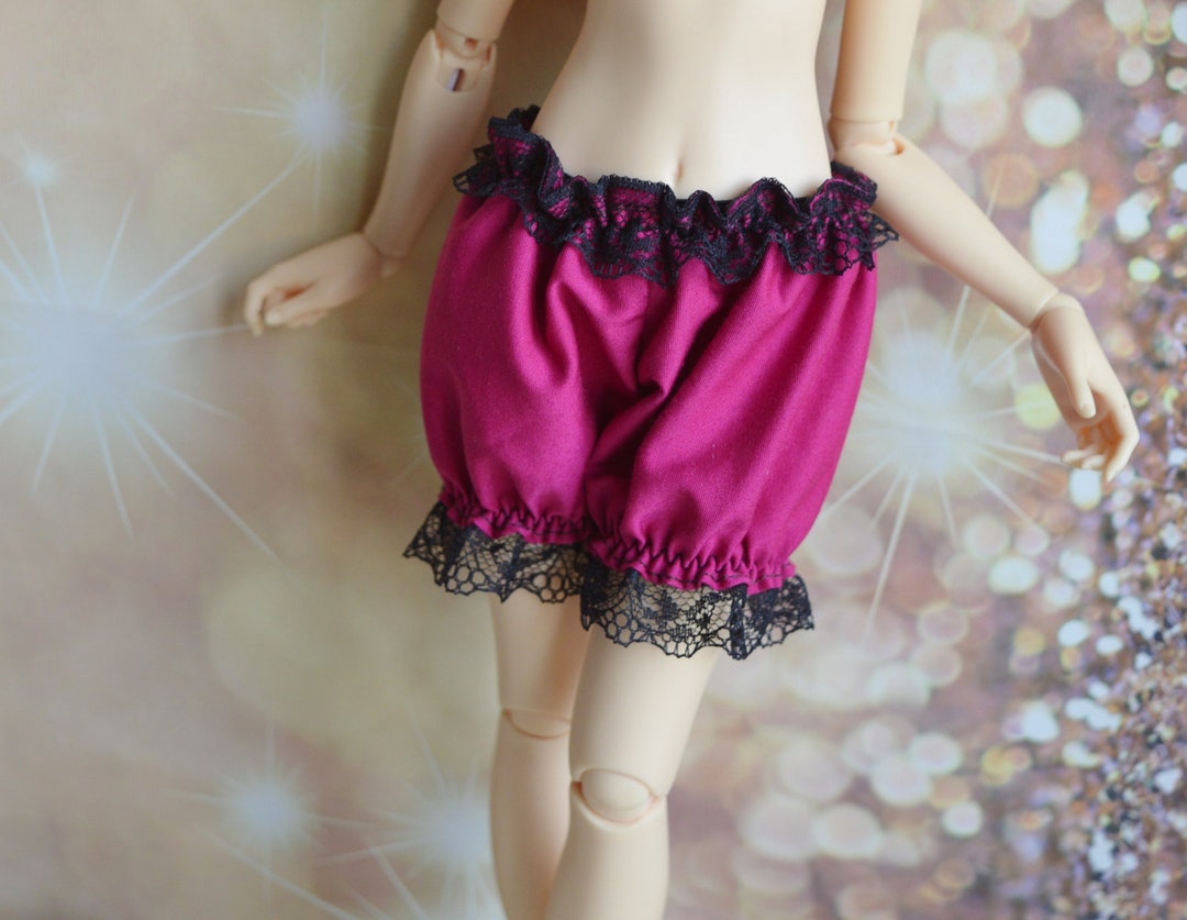 MSD BJD 1/4 Doll Clothes - Minifee Moe Line - Lolita Bloomers With Lace ...