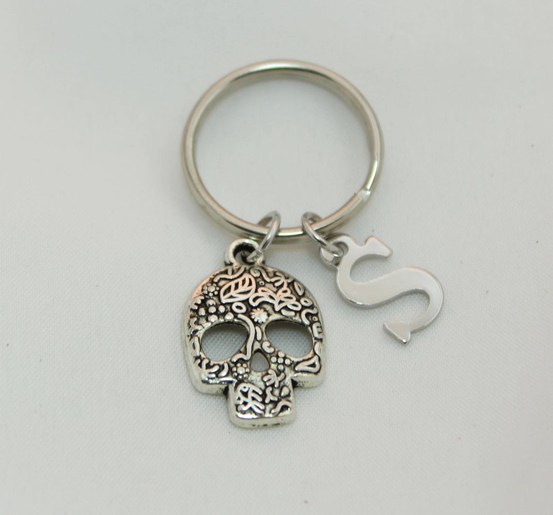 Skull Gifts Skull Keychain Skull Jewelry for Women Keychain - Etsy