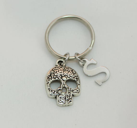 Skull Gifts Skull Keychain Skull Jewelry for Women Keychain | Etsy